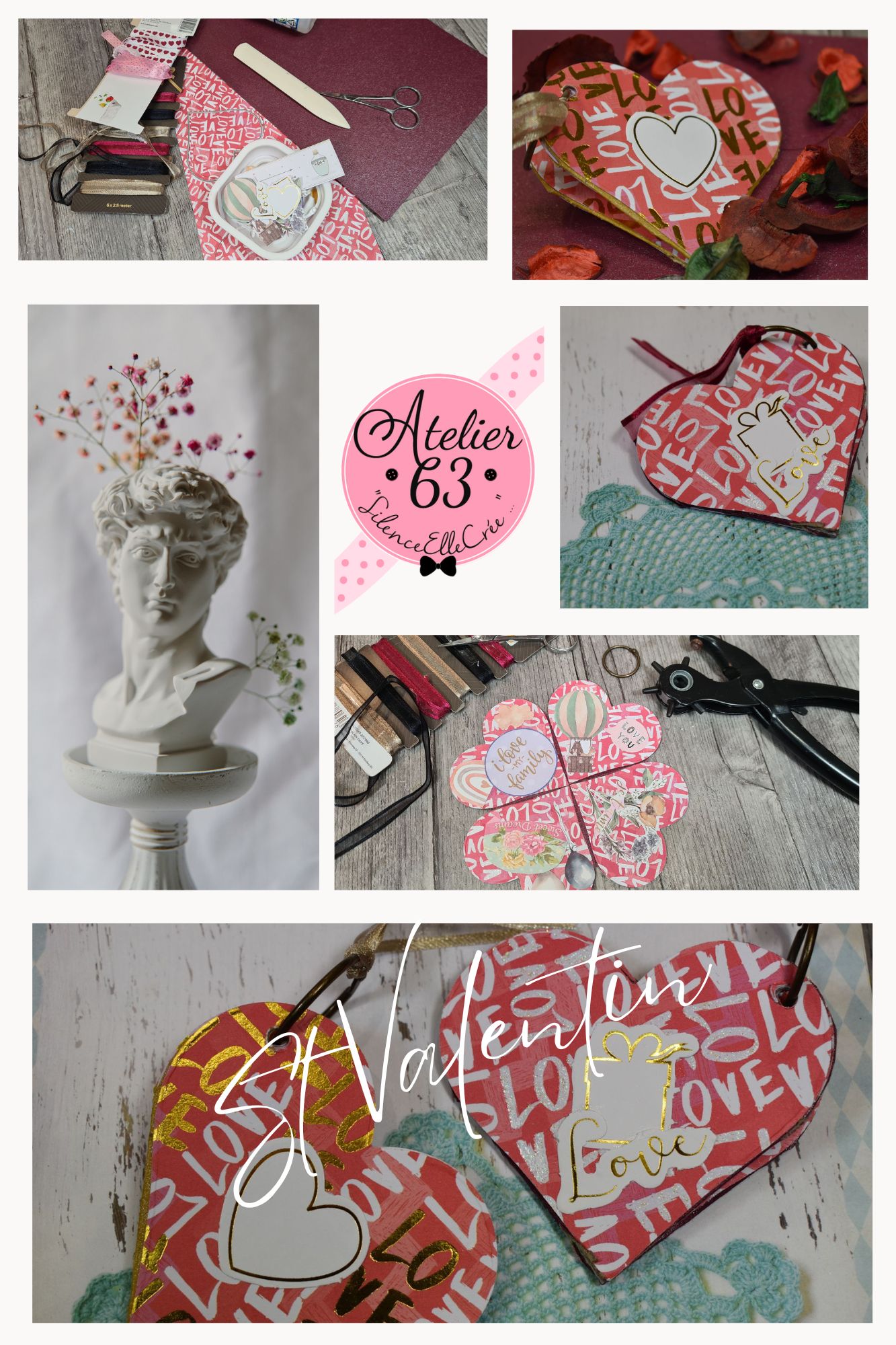 ATELIER CARTERIE - FESTIF ST VALENTIN : Comment REALISER UN JOLI COEUR ...